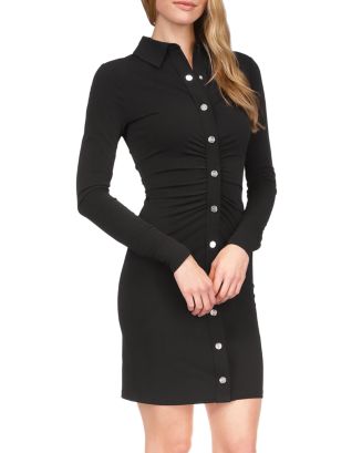 Michael Kors Ruched Snap Front Dress | Bloomingdale's
