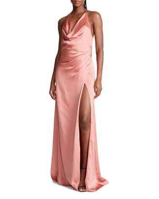 HALSTON Sutton Halter Gown | Bloomingdale's