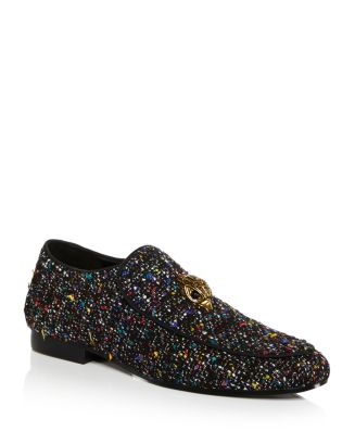 KURT GEIGER LONDON Men's Hugh Eagle Tweed Loafers | Bloomingdale's