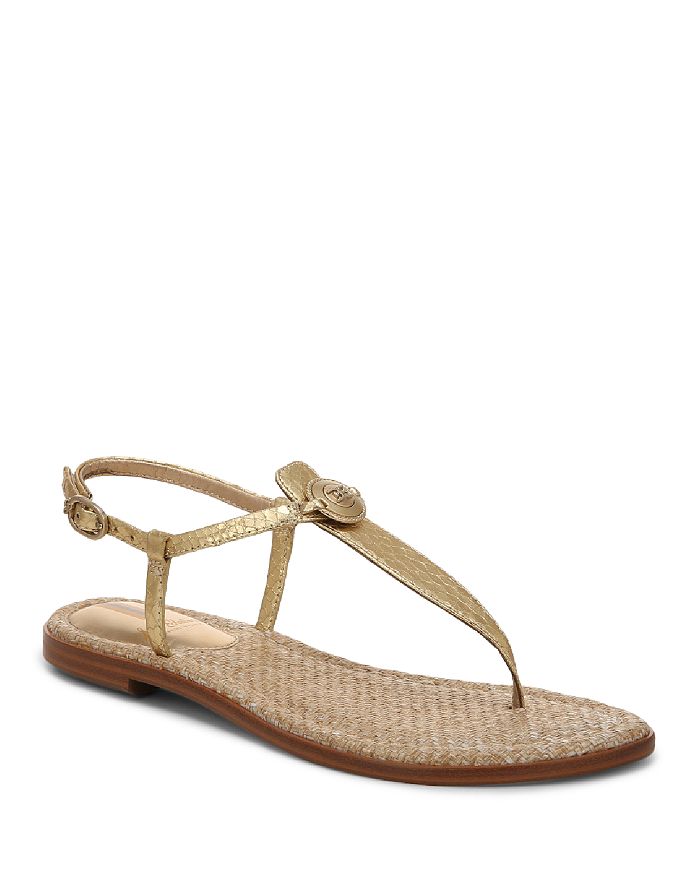 Sam Edelman Women's Gigi Signet Thong Sandals | Bloomingdale's