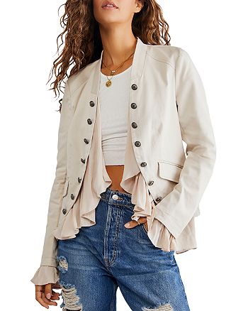 Free People Ruffles Romance Jacket | Bloomingdale's