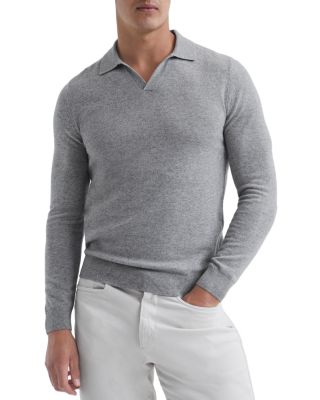 REISS Charmer Slim Fit Open Collar Sweater | Bloomingdale's