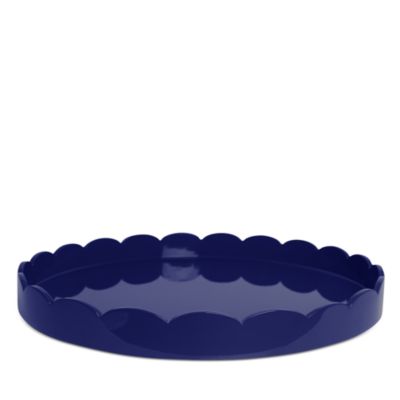 Click here for Addison Ross Large Lacquer Scalloped Tray  20 Roun... prices
