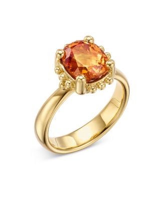 Temple St. Clair 18K Yellow Gold Sassini Spessartite Garnet Ring ...