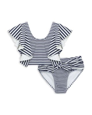 Habitual Kids Girls' Malibu Stripe Two Piece Swimsuit - Big Kid ...