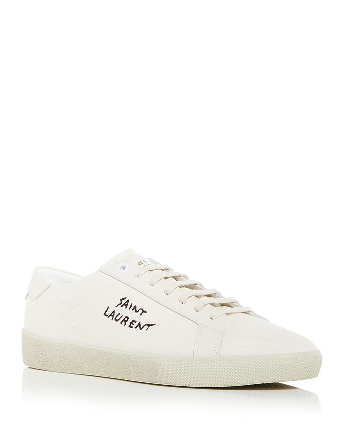 Saint Laurent Men's Signa Low Top Sneakers | Bloomingdale's