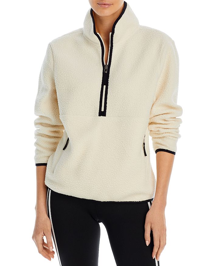 Splits59 Libby Sherpa Half Zip Top | Bloomingdale's