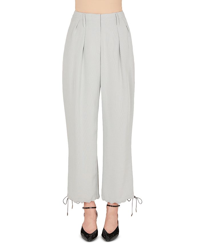 Emporio Armani Striped Drawstring Hem Pants | Bloomingdale's