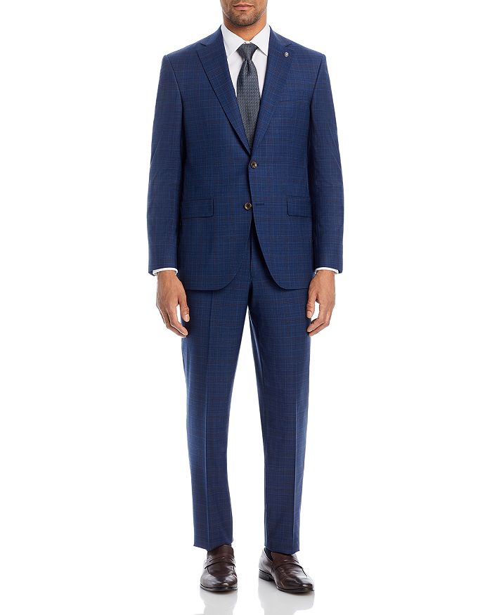 Jack Victor Napoli Plaid Regular Fit Suit | Bloomingdale's