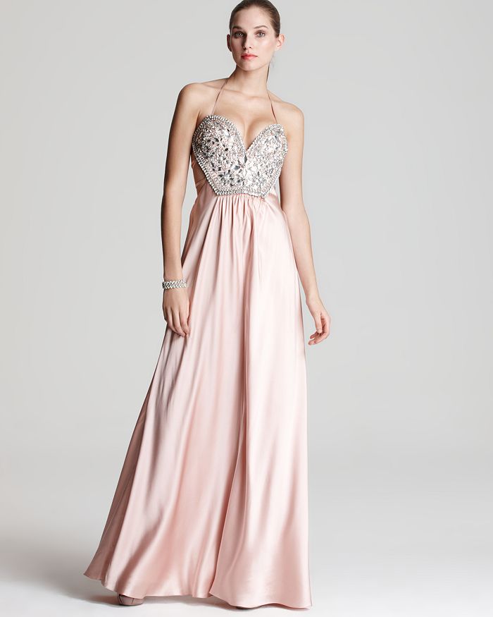 Mignon Gown - Beaded Open Back | Bloomingdale's