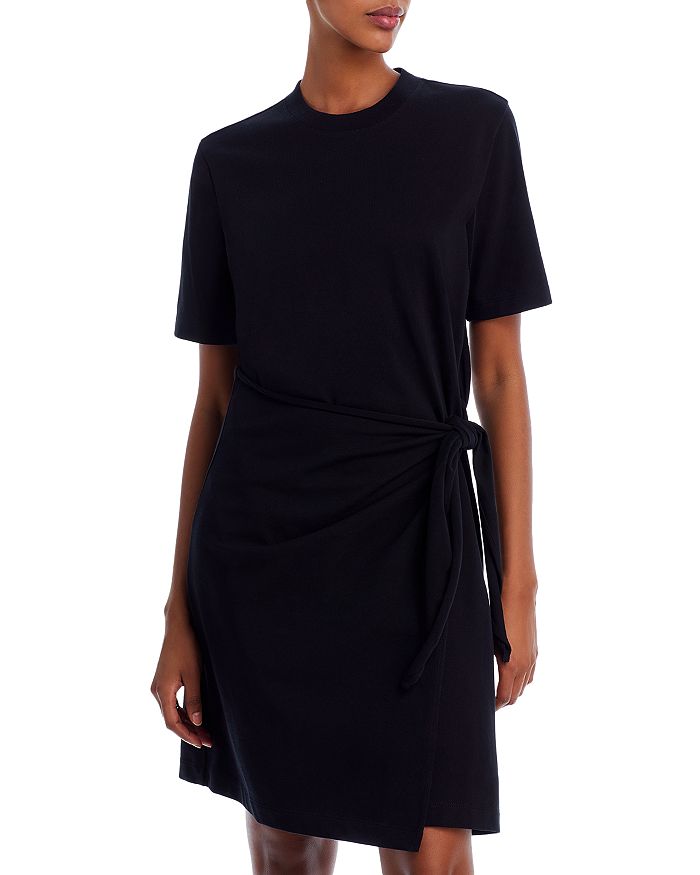 Vince Cotton Side Tie Dress | Bloomingdale's