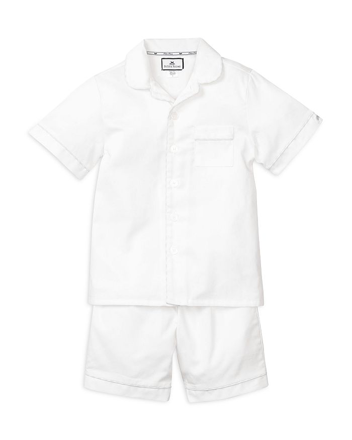 Petite Plume Boys' Classic White Short Set - Baby, Little Kid, Big Kid ...