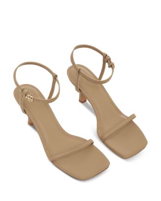 Anine Bing Women's Invisible Square Toe Strappy Sandals | Bloomingdale's