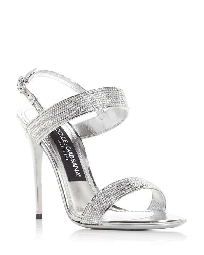 Dolce & Gabbana Women's Kim Embellished High Heel Sandals | Bloomingdale's