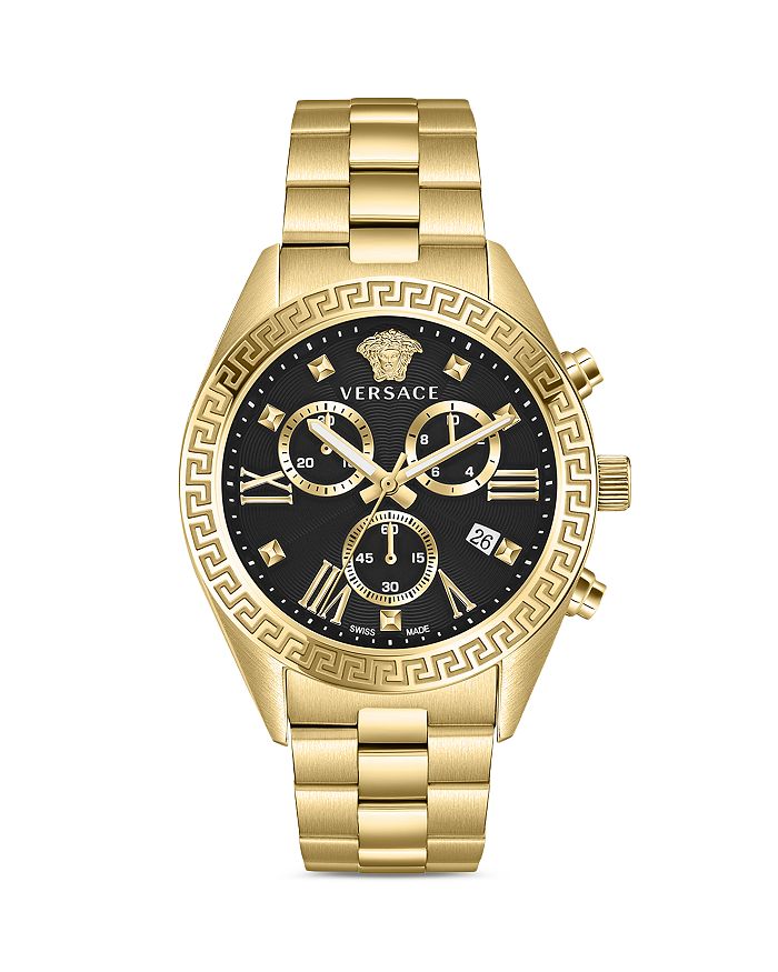 Versace Greca Chronograph, 40mm | Bloomingdale's