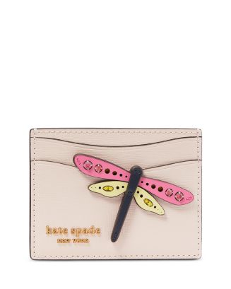 kate spade new york Dragonfly Novelty Embellished Saffiano Leather Card ...
