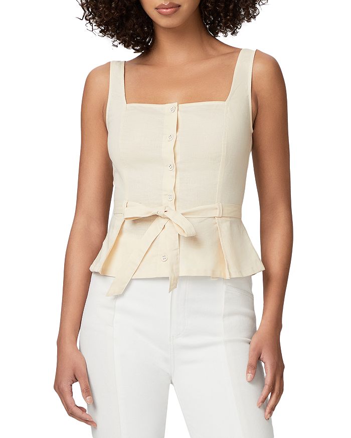 PAIGE Melbye Belted Top | Bloomingdale's