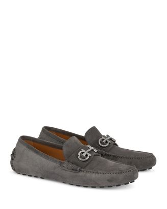 Ferragamo Men's Grazioso Crosta Cache Slip On Gancini Bit Drivers ...