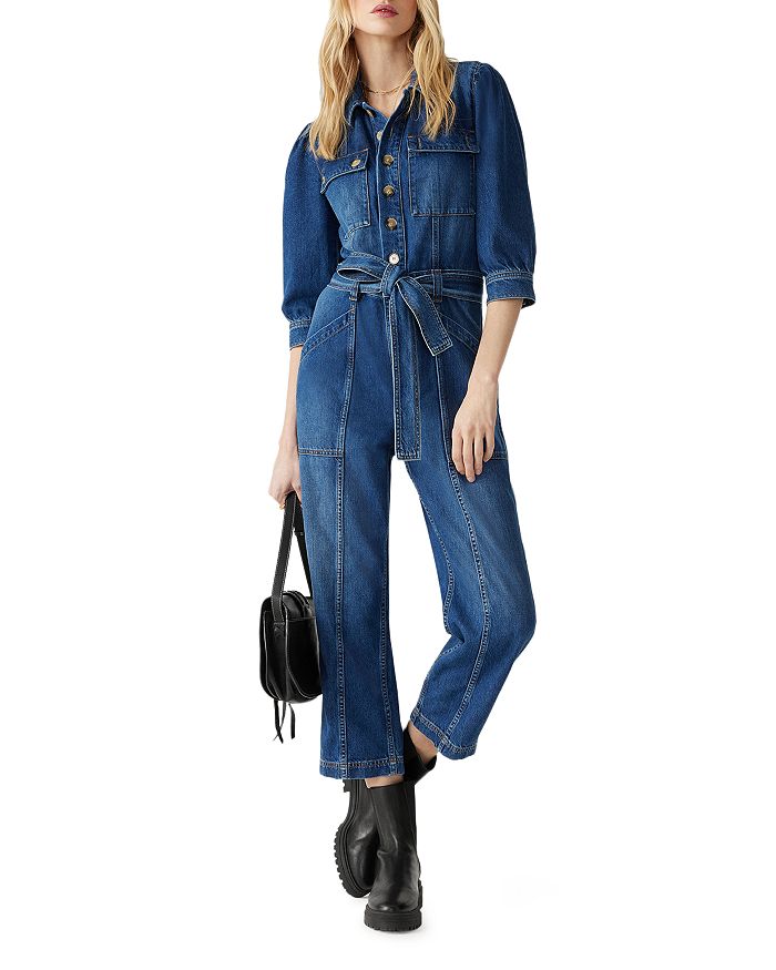 ba&sh Fanessa Denim Jumpsuit | Bloomingdale's