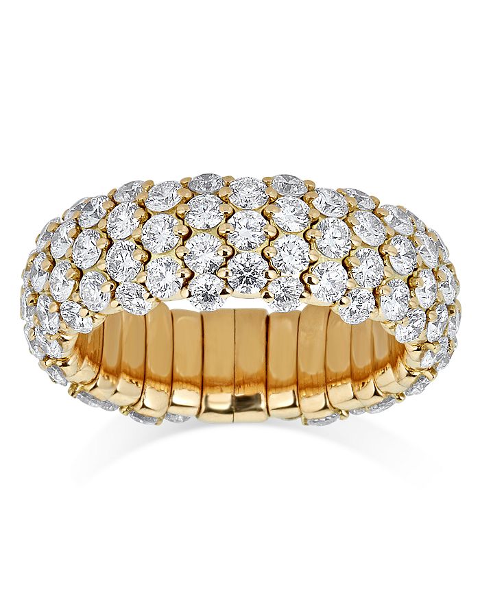 ZYDO 18K Yellow Gold Stretch Diamond Band Ring | Bloomingdale's