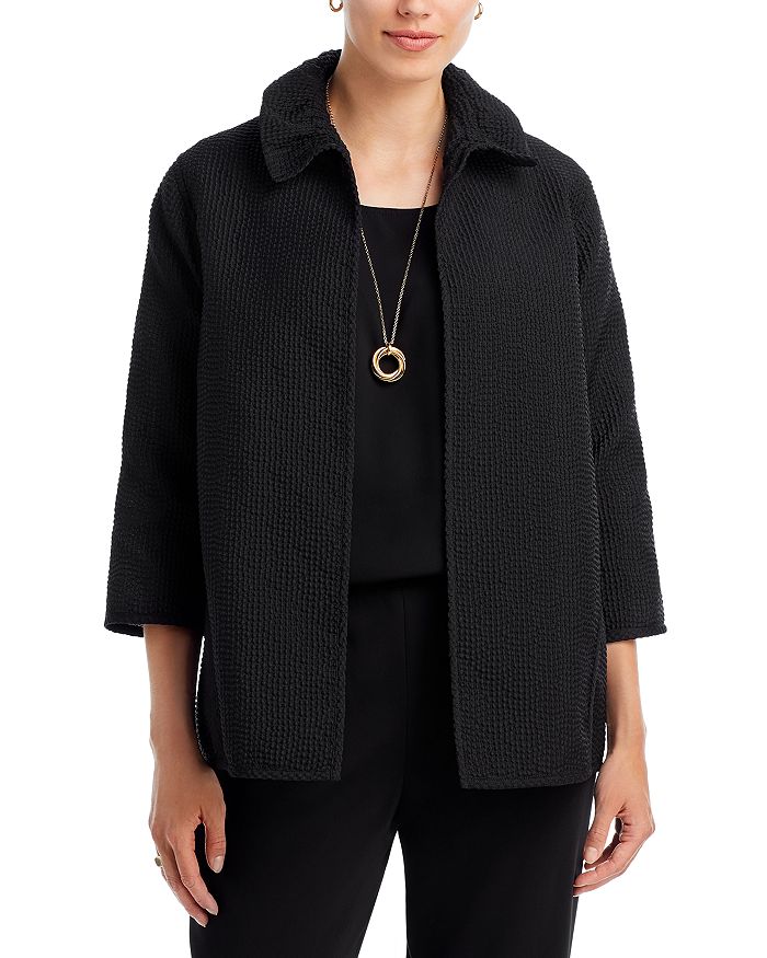 Caroline Rose Textured Dot A Line Jacket | Bloomingdale's