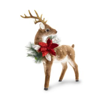 Mark Roberts Deer with Wreath | Bloomingdale's