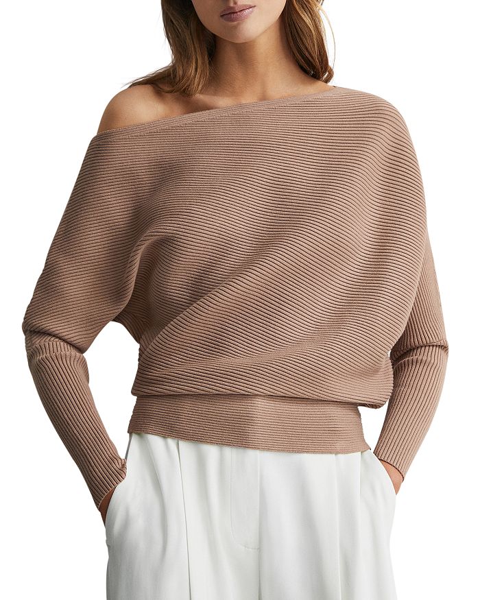 REISS Lorna Drape Top | Bloomingdale's