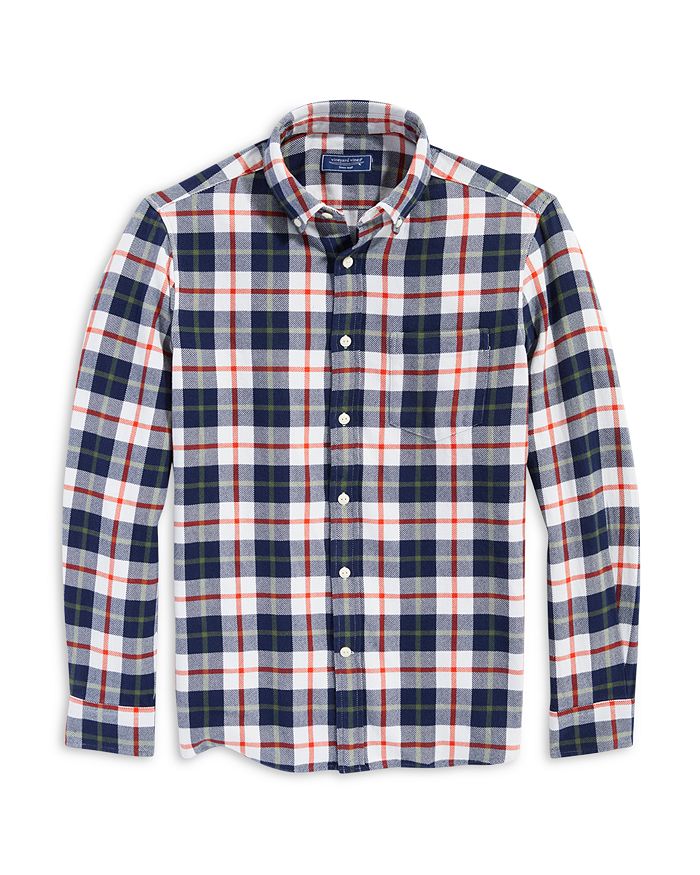 Vineyard Vines Midweight Twill Long Sleeve Button Front Shirt ...