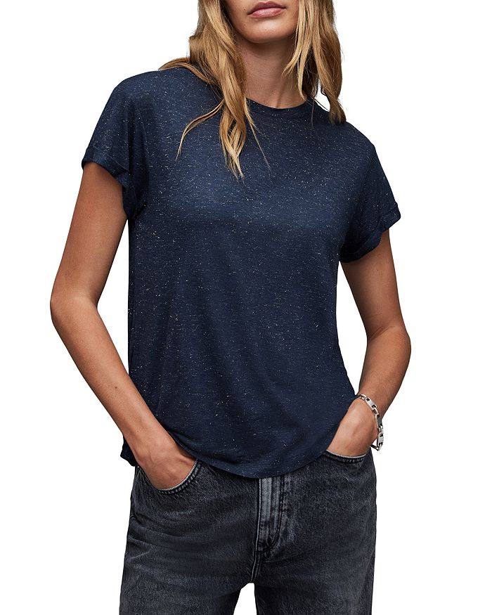 ALLSAINTS Anna Shimmer Tee | Bloomingdale's