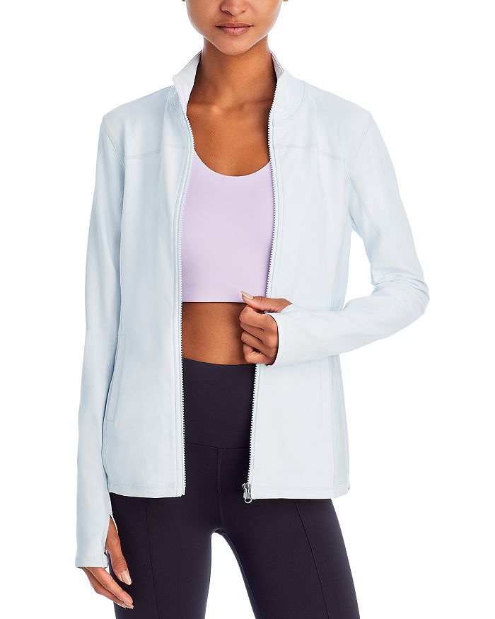 AQUA AQUA Mesh Panel Zip Jacket - 100% Exclusive | Bloomingdale's