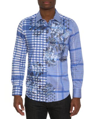 Robert Graham Embroidered Long Sleeve Button Front Shirt | Bloomingdale's