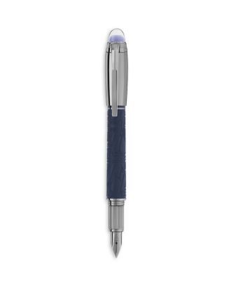 Montblanc FP Saw SpaceBlue Doué Resin Fountain Pen | Bloomingdale's