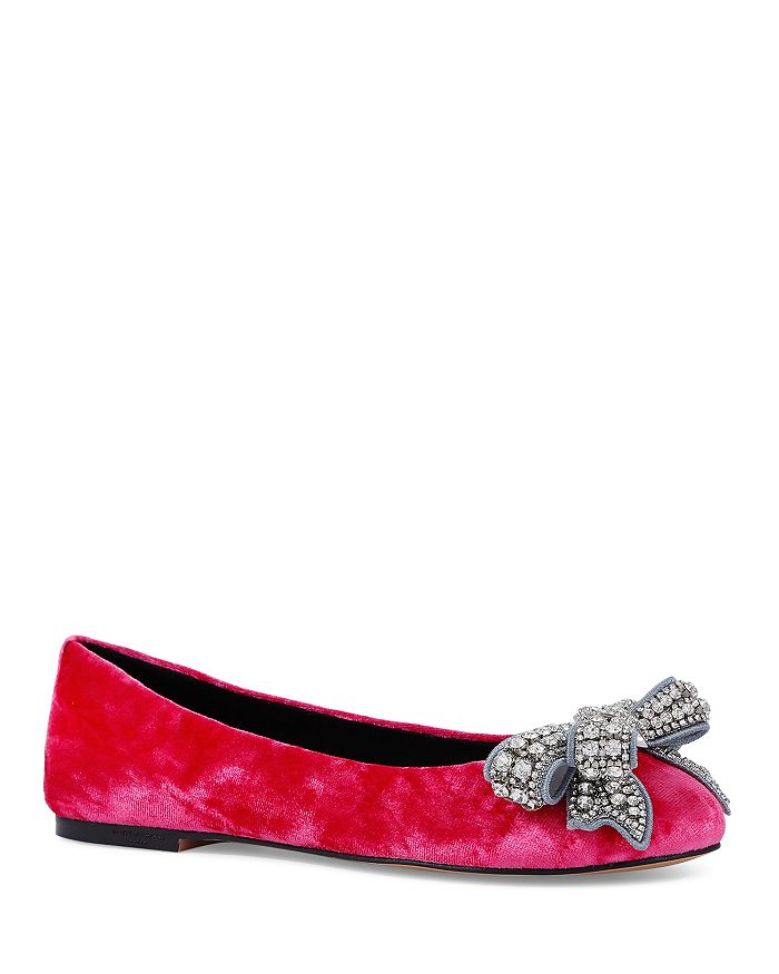 KURT GEIGER LONDON Women's Bow Ballerina Flats | Bloomingdale's