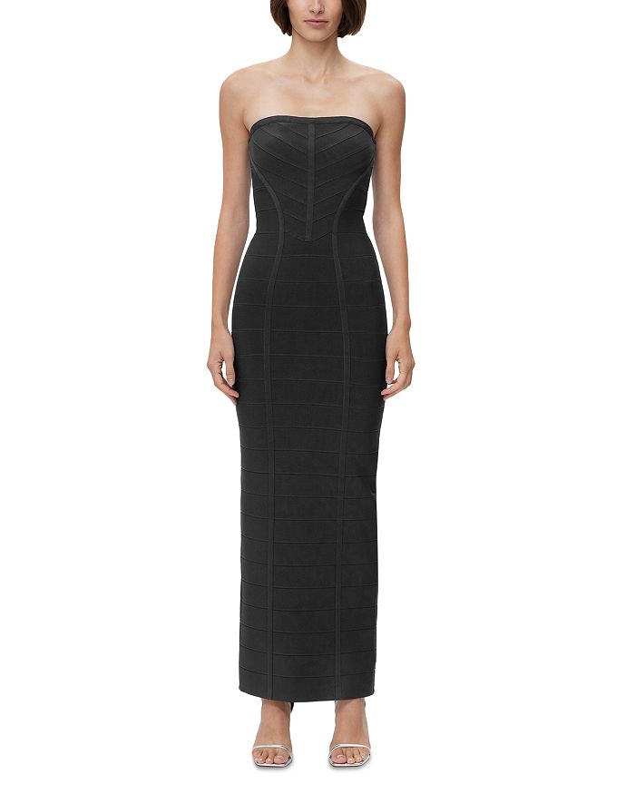 Hervé Léger Icon Chevron Bustier Gown | Bloomingdale's