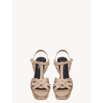 Click here for Saint Laurent Womens Tribute Platform Sandals in S... prices