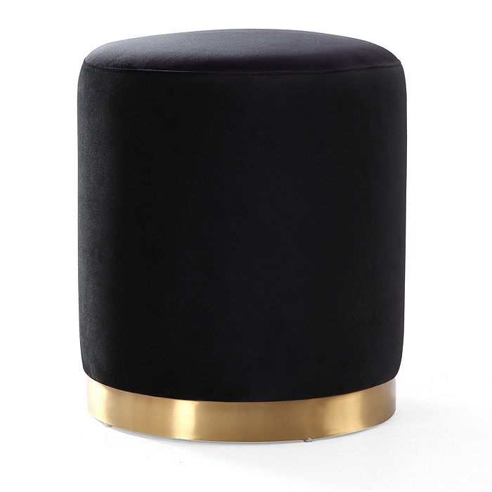 TOV Furniture Opal Velvet Ottoman | Bloomingdale's