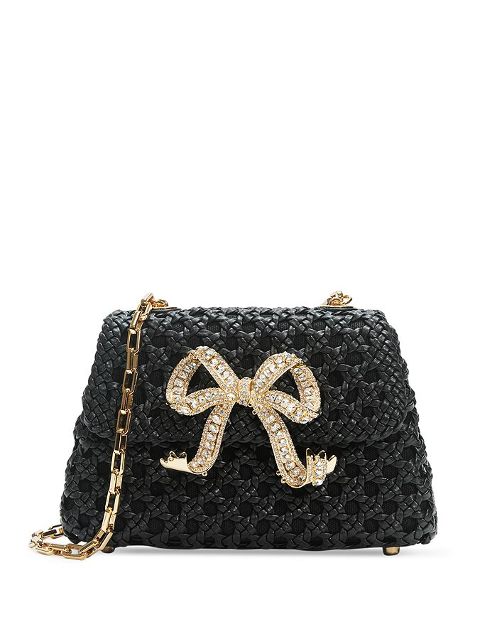 Self-Portrait Woven Leather Bag | Bloomingdale's
