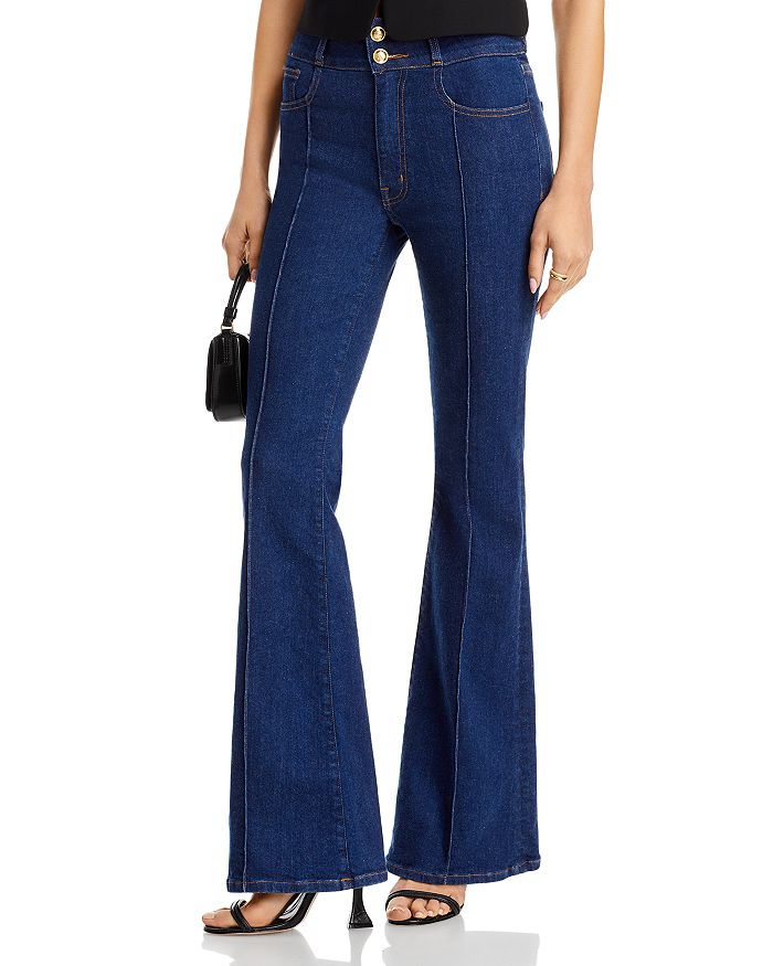 Derek Lam 10 Crosby High Rise Flare Jeans in Madison | Bloomingdale's