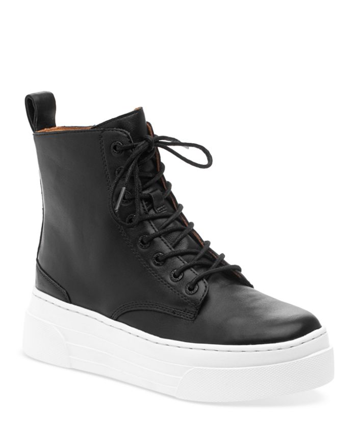 J/Slides Women's Andre Lace Up Platform Booties | Bloomingdale's