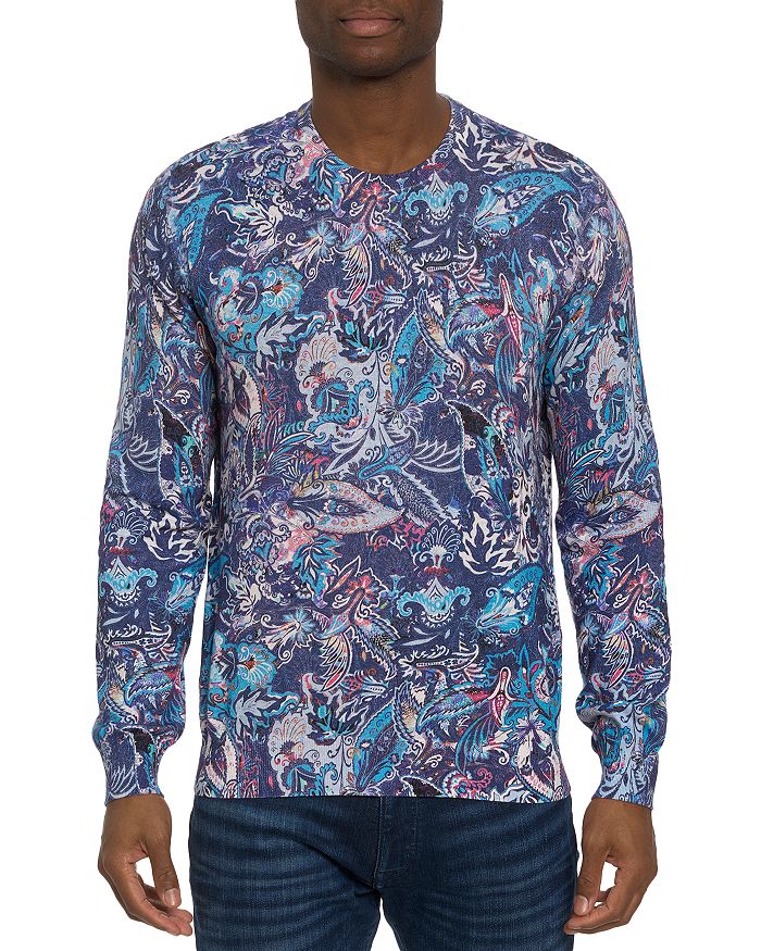 Robert Graham Meier Paisley Crewneck Sweater | Bloomingdale's