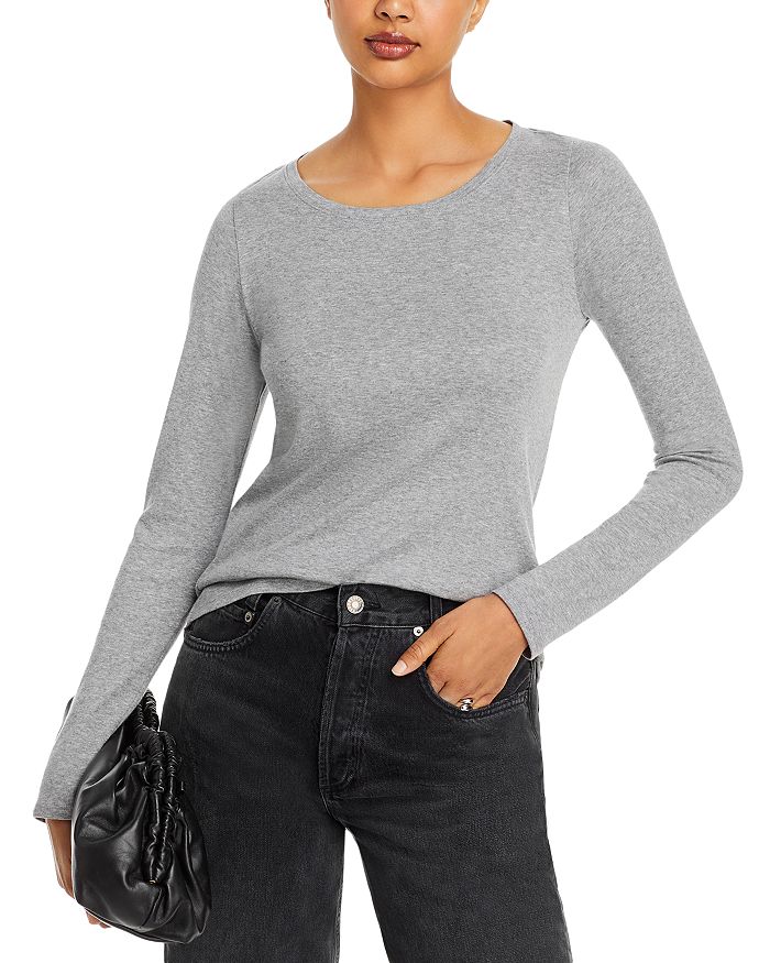 Eileen Fisher Round Neck Slim Tee | Bloomingdale's