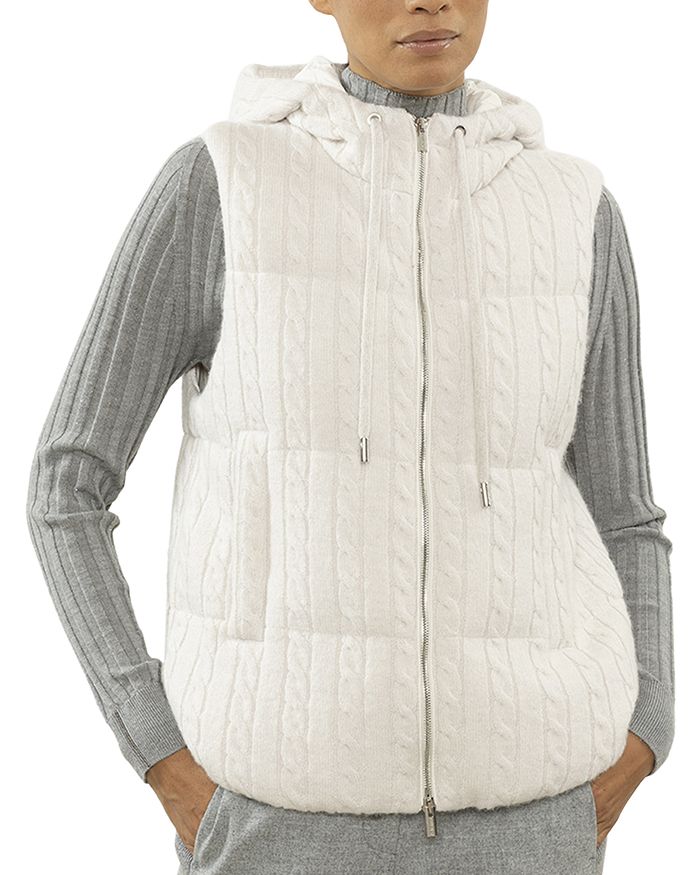 Peserico Cable Knit Puffer Vest | Bloomingdale's