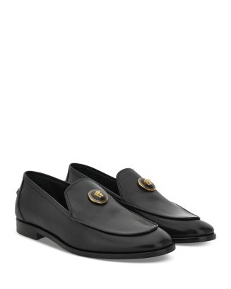 Versace Men's Medusa Slip On Loafers | Bloomingdale's