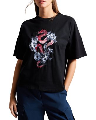 Ted Baker Avett Cotton Graphic Tee | Bloomingdale's