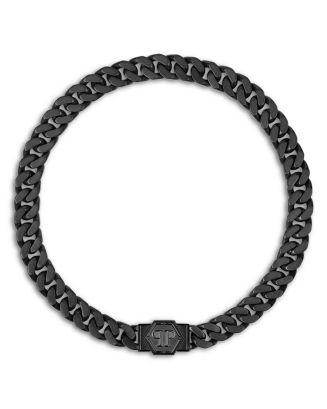 PHILIPP PLEIN Hexagon Black Box Chain Necklace, 21.6" | Bloomingdale's