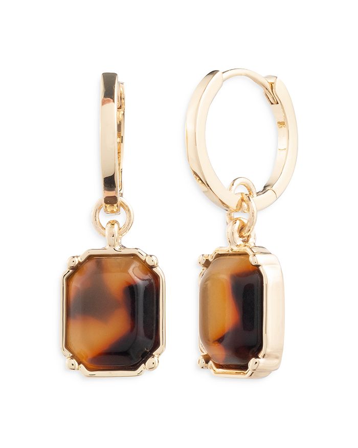 Ralph Lauren Tort Drop Hoop Earrings | Bloomingdale's