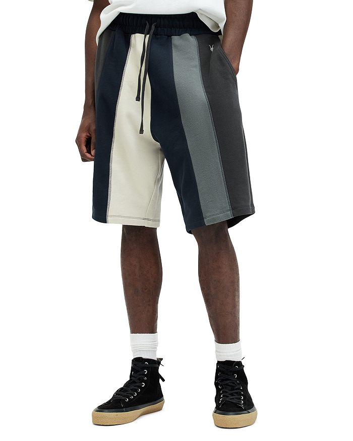 ALLSAINTS Colorblocked 9.5" Drawstring Shorts | Bloomingdale's