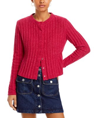 RE/DONE Terry Ribbed Cardigan | Bloomingdale's