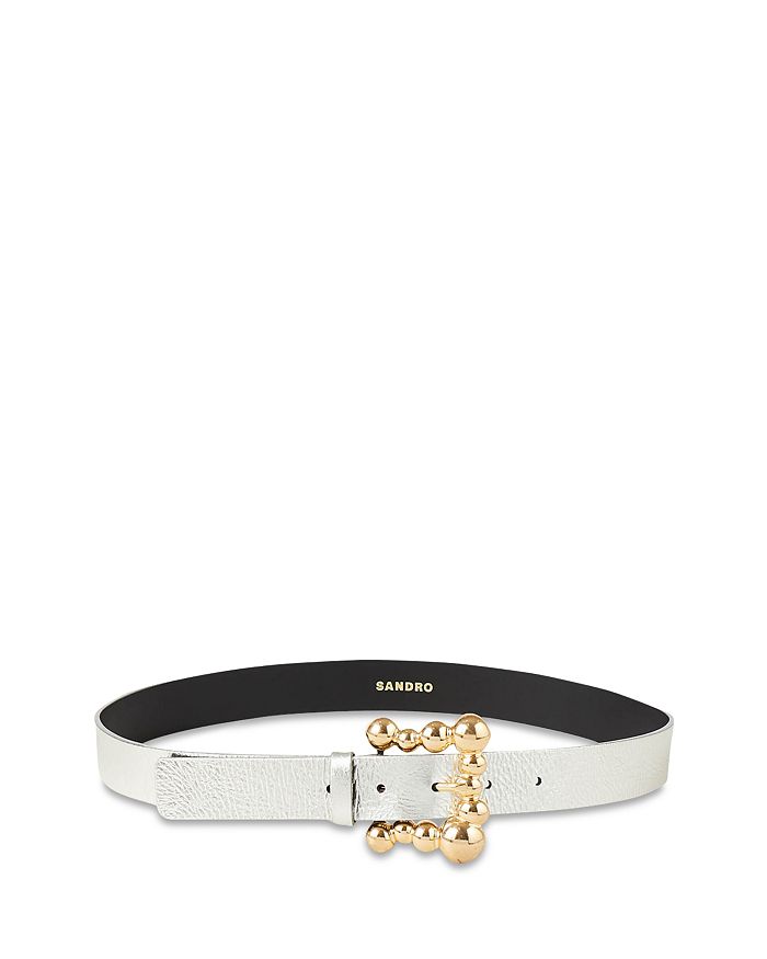 Sandro Women's Bubble Leather Belt | Bloomingdale's