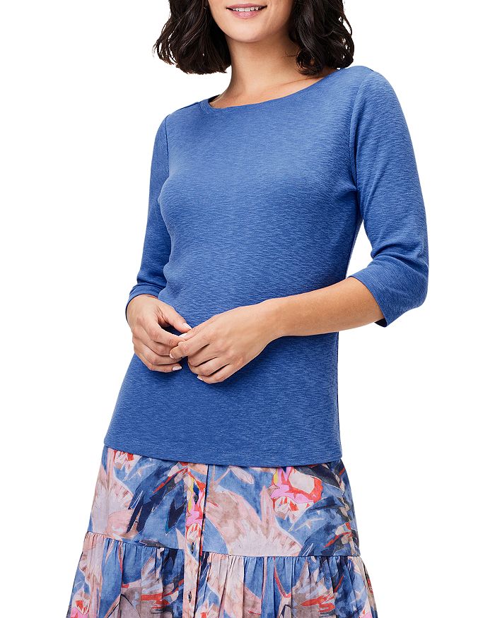 NZT BY NIC+ZOE NZT NIC+ZOE Boat Neck Tee | Bloomingdale's